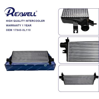 China 17940-0L110 17940-0L120 17940-0L130 Auto Engine Turbo Intercooler for Toyota Hilux Revo Innova 1GD 2GD for sale