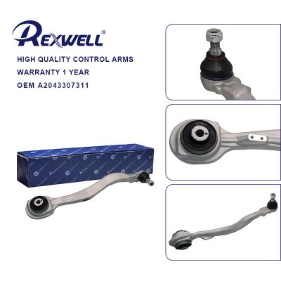 China A2043307311 2043307311 A2043307411 Auto Suspension System Control Arm Front Lower Trailing Arms for Mercedes Benz W204 W207 for sale