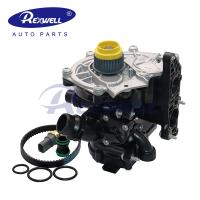 China 06L121111H 06L121012A Engine Electronic Water Pump Thermostat Housing Assembly For VW Golf AUDI A3 A4 A5 A6 Skoda Seat for sale