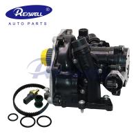 China 06L121111H 06L121012A Engine Electronic Water Pump Thermostat Housing Assembly For VW Golf AUDI A3 A4 A5 A6 Skoda Seat for sale