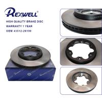 China 43512-26190 Auto Brake Systems Front Disc Rotor for Toyota Hiace Commuter 200 Series KDH200 TRH GDH 2005-2018 for sale