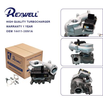 China 14411-3XN1A 14411-3XN2A 14411-3XN3A BV40-037 High Performance Turbocharger for Nissan Urvan Caravan NV350 E26 for sale