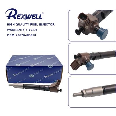 China 23670-0E010 295700-0550 Denso Common Rail Injector Nozzle For Toyota Hilux Revo 1GD-FTV 2.8L Fortuner 2016 for sale