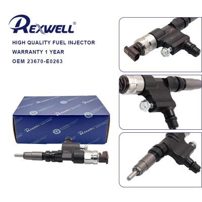 China 23670-E0263 Common Rail Injector Nozzles for Hino Trucks for sale