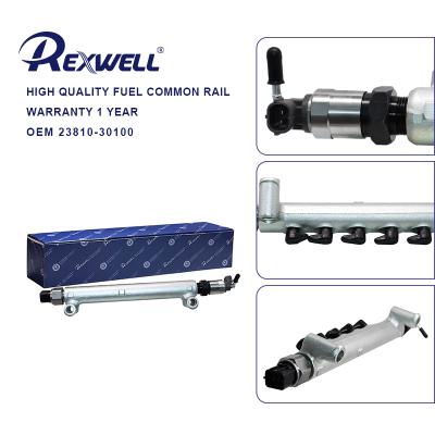 China 23810-30100 Fuel Common Rail Assy For Toyota Hilux Land Cruiser Prado 1KD 2KD 1GD 2GD for sale