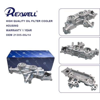 China 21305-06J14 Engine Oil Cooler Cover Assembly for Nissan TD42 for sale