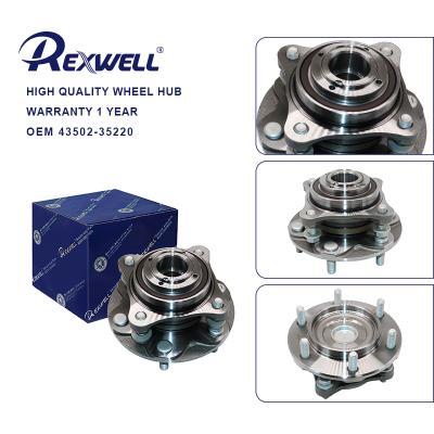 China 43502-35220 43502-04130 Front Wheel Hub Assembly for Toyota Land Cruiser Hilux 4Ruuner Fortuner Innova for sale