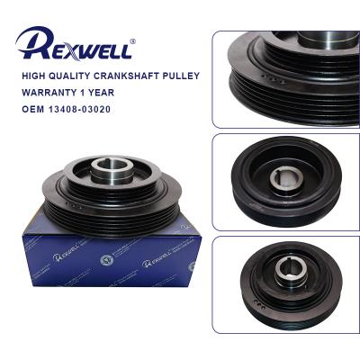 China 13408-03020 13408-74040 13408-74041 13408-74031 Crankshaft Pulley For Toyota Camry RAV4 Celica Carina Corona Picnic for sale