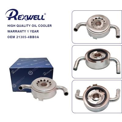 China 21305-4BB0A 21305-4BB1A Engine Oil Cooler for Nissan Rogue Qashaqai X-Trail for sale