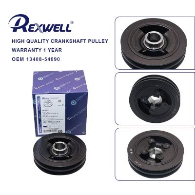 China 13408-54090 13408 54080 Auto Engine Crankshaft Pulley for Toyota Hiace Hilux 2L 3L 5L for sale