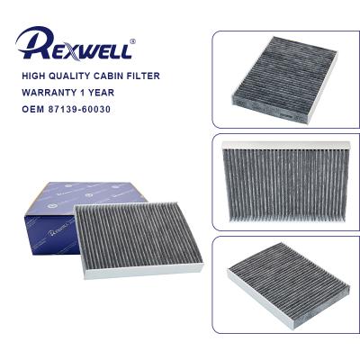 China 87139-60030 87139-50110  High Quality Car Cabin Air Filter for Toyota Land Cruiser 300 LC300 Lexus GX550H for sale