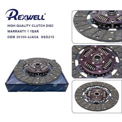China 30100-4JA0A REXWELL High Performance Clutch Disc for Nissan Navara NP300 D40T for sale