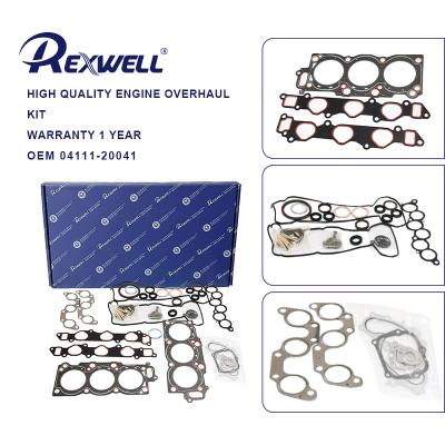 China 04111-20041 04111-20040 04111-0A030 Engine Overhaul Full Gasket Kits For Toyota Camry Avalon Sienna 1MZ-FE for sale