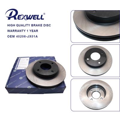China 40206-JX01A 40206-JY00A Brake Disc Rotor for Nissan Qashqai J10 X-Trail T31 Juke for sale