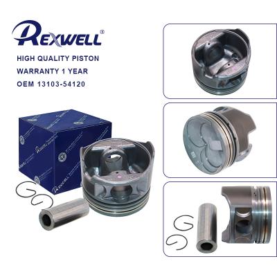 China 13103-54120 Engine Piston Set for Toyota Hilux Hiace Dyna Fortuner 5L for sale