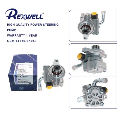 China 44310-0K040 Rexwell Hydraulic Oil Power Steering Pump for Toyota Hilux Vigo 2005-2007 for sale