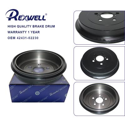 China 42431-02230 42431-12300 Brake Drum for Toyota Corolla Verso for sale