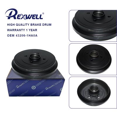China 43206-1HA0A  Brake Drum for Nissan Micra K13K for sale
