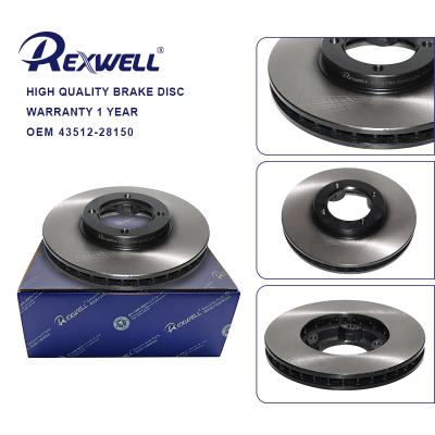 China 43512-28150 Brake Disc Rotor for Toyota Liteace Van Town Ace Bus for sale