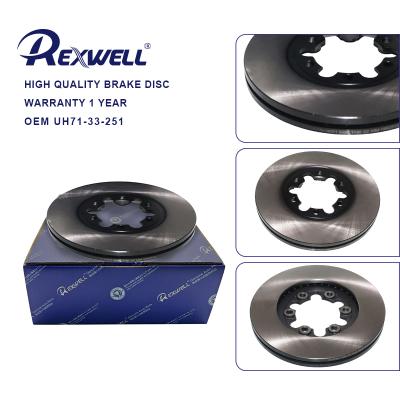 China UH71-33-251 UH81-33-251 Brake Disc Rotor for Mazda BT-50 Ford Ranger for sale