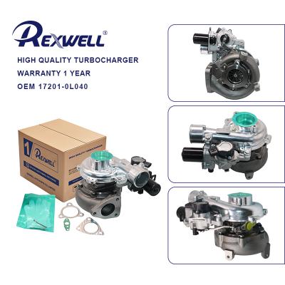 China 17201-0L040 Engine Turbocharger for Toyota Hilux Prado 1KD-FTV for sale
