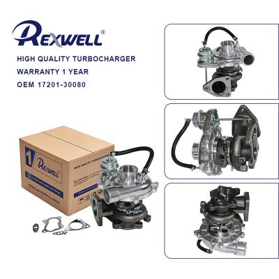 China 17201-30080 Engine Turbocharger for Toyota Hiace Hilux 2KD for sale