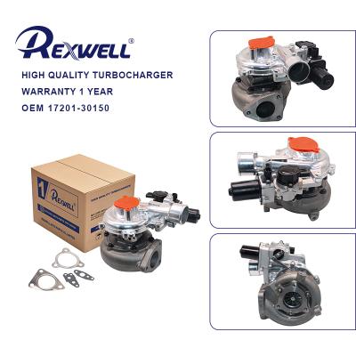 China 17201-30150 17201-30180 17201-30181 Engine Turbocharger for Toyota Hiace Dyna 1KD-FTV for sale