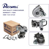 China 17201-67020 17201-67010 Engine Turbocharger for Toyota Land Cruiser 4-Runer 1KZ-T for sale