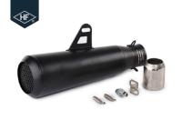 China Slip On 45 Steel Custom Motorcycle Mufflers , Colored 51mm Motorcycle Muffler for sale