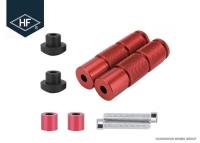 China CNC Aluminum Motorcycle Modified Parts Pegs Rear Pedals Set For BMW / Honda for sale