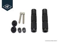 China CNC Aluminum Motorcycle Modified Parts Pegs Rear Pedals Set For BMW / Honda for sale