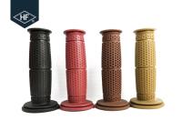 China Rubber 22mm Handgrips Motorcycle Replacement Parts Red Color For Chooper Bike for sale