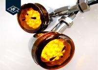 China Chrome 20 LED Aftermarket Motorcycle Lights For Harley / Honda / Yamaha for sale