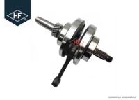 China Steel  22 Teeth Honda 125 Parts And Accessories , 231mm Motorcycle Engine Crankshaft for sale