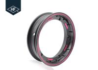 China Piaggio Vespa Motorcycle Wheel Parts , Black Motorcycle Wheel Rims For PX125 PX150 for sale