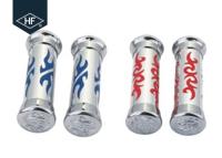 China Black Silver Harley Motorcycle Modified Parts Handle 25mm Right Hand Grips for sale