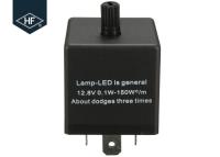 China Other Motorcycle Parts Electronic LED Adjustable Flasher Relay 12V 3Pins 0.02A to 20A For Turn Signal Light Blinker for sale