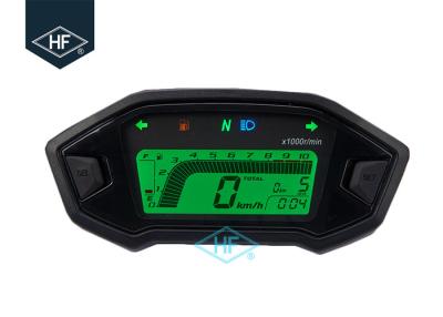 China Digital LCD Other Motorcycle Parts Backlight 13000RPM Speedometer With Speed Sensor for sale