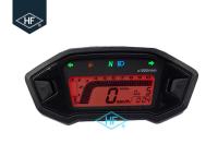 China Digital LCD Other Motorcycle Parts Backlight 13000RPM Speedometer With Speed Sensor for sale