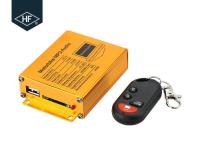 China Car Audio ABS Electric Motorcycle Parts , Motorcycle Alarm System MP3 FM Radio Stereo Speaker Music for sale