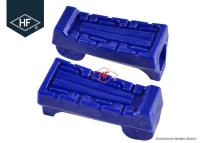 China YBR125 JYM125 Motorcycle Front Footrest , Rubber Front Footrest Motorcycle Body Parts for sale