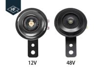 China Black Universal 105db Other Motorcycle Parts 48v Loud Horn Scatter Bracket for sale