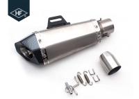 China Universal Stainless Steel Motorcycle Slip On Mufflers Hexagon For Suzuki GSXR750 for sale