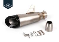 China Silencer Kit Honda Motorcycle Muffler , 36mm 51mm Motorbike Slip On Mufflers Cafe Racer Exhaust for sale