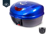 China PP Tail Motorbike Food Delivery Box , Customized Motorcycle Courier Box for sale