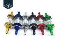 China Modified CNC Aluminum Fuel Filter Oil Cleaner For Carburetor ATV Scooter Universal for sale