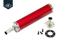 China Pipes 20mm Motorcycle Exhaust Muffler Slip On Stainless Steel Street Motocross Silencer for sale
