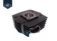 China 2 Stroke Single Motorcycle Cylinder Kit With Piston Set Gasket Black Iron Material for sale