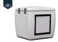 China Motorcycle Scooters Food Delivery Box 85L Fiberglass With Led Light 500 * 485 * 495mm for sale