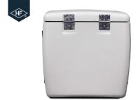 China Motorcycle Scooters Food Delivery Box 85L Fiberglass With Led Light 500 * 485 * 495mm for sale